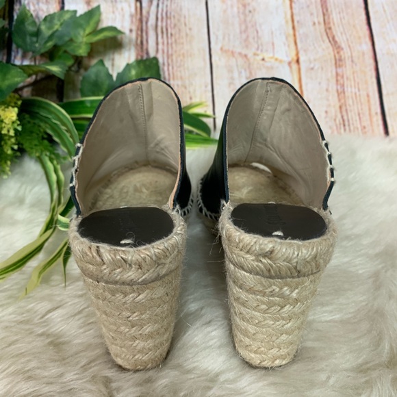 Soludos | Shoes | Soludos Black Mule Wedges | Poshmark